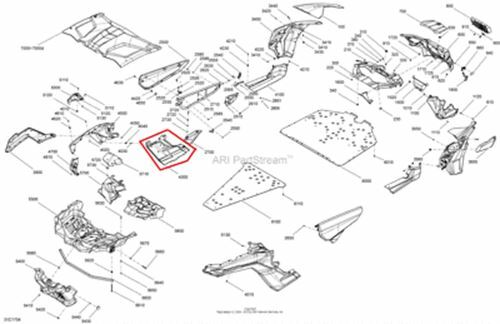 OEM Can-Am Maverick X3 Right Rear Lateral Panel 705010677 for sale ...