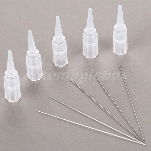 0.35mm 1R Medical Grade Eyebrow Tattoo Needlesx50 &Round Mouth 1R ...