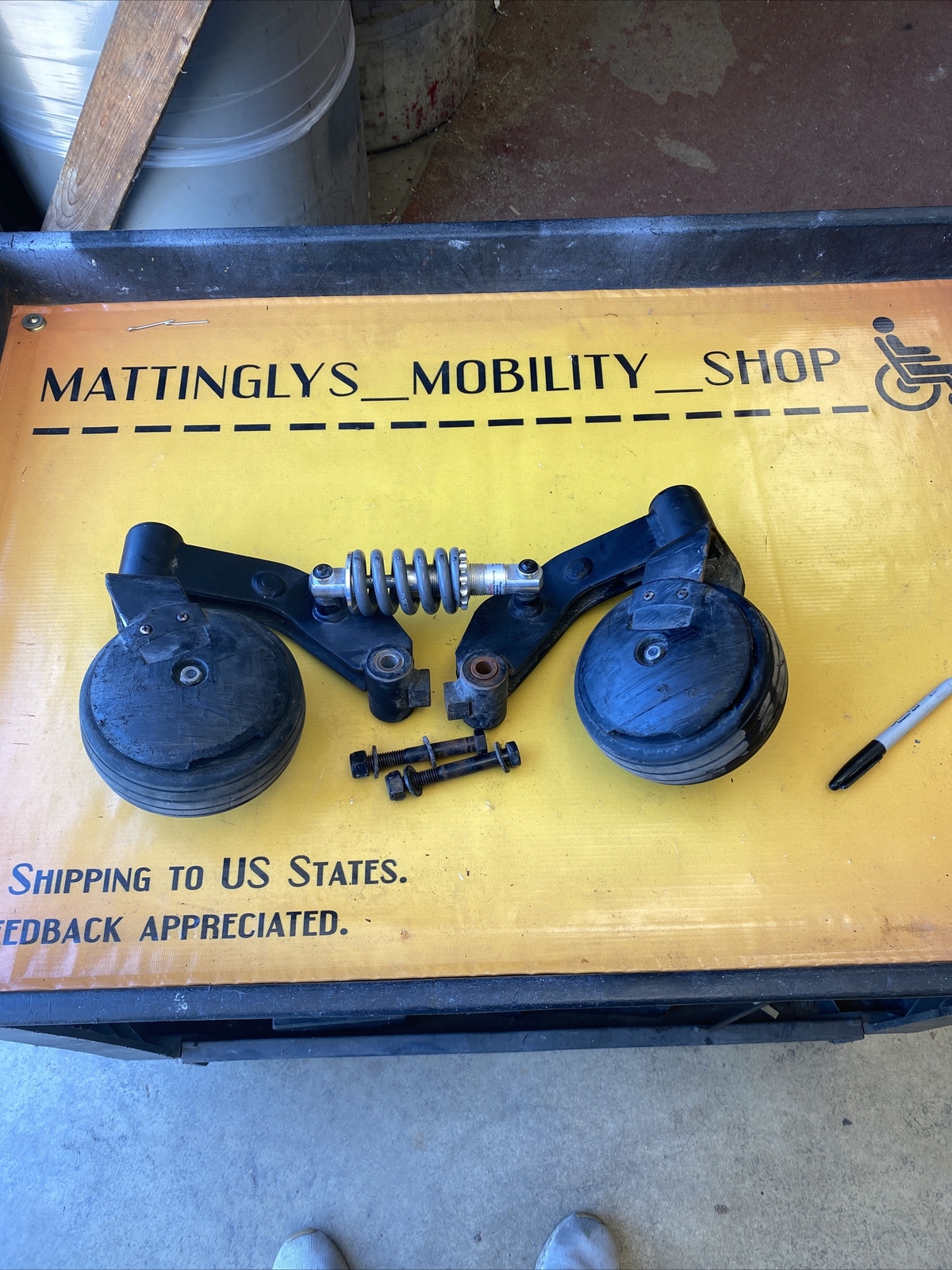 REAR CASTERS ARM FOR PRIDE QUANTUM Q6 EDGE /Edge3 2.0 **L@@K WoW** Free ...