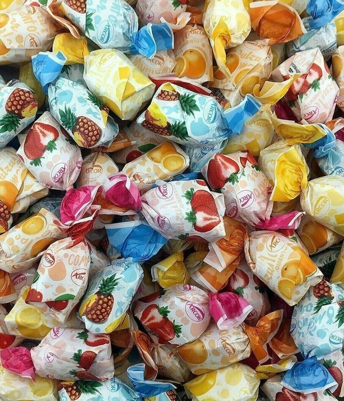 Assorted Fruit Filled Hard Individually Wrapped Candy- 1/2 POUND | eBay
