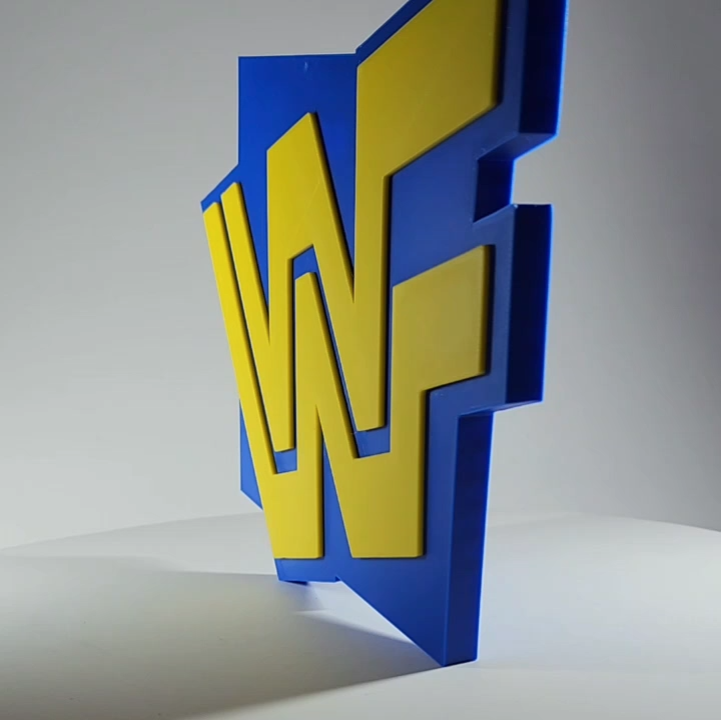WWF World Wrestling 3D printed stand | Wrestling display plaque | eBay
