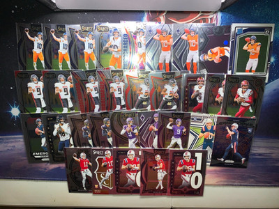 2024 Rookie QB Card Lot (32) Daniels, Nix, Maye, Penix Jr., Williams ...