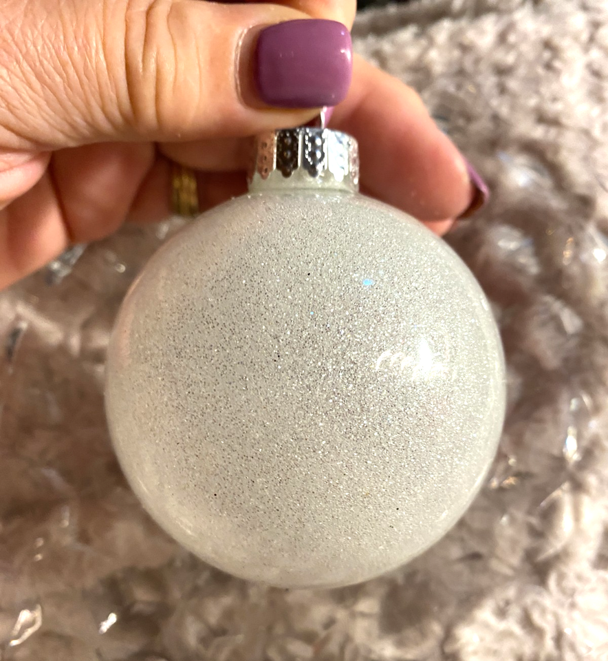 HO HO HO Santa Belt on White Ball Christmas Ornament 2.5" | eBay