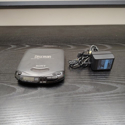 Sony Discman Model D-141 Black Portable Mega Bass CD Player With Power ...