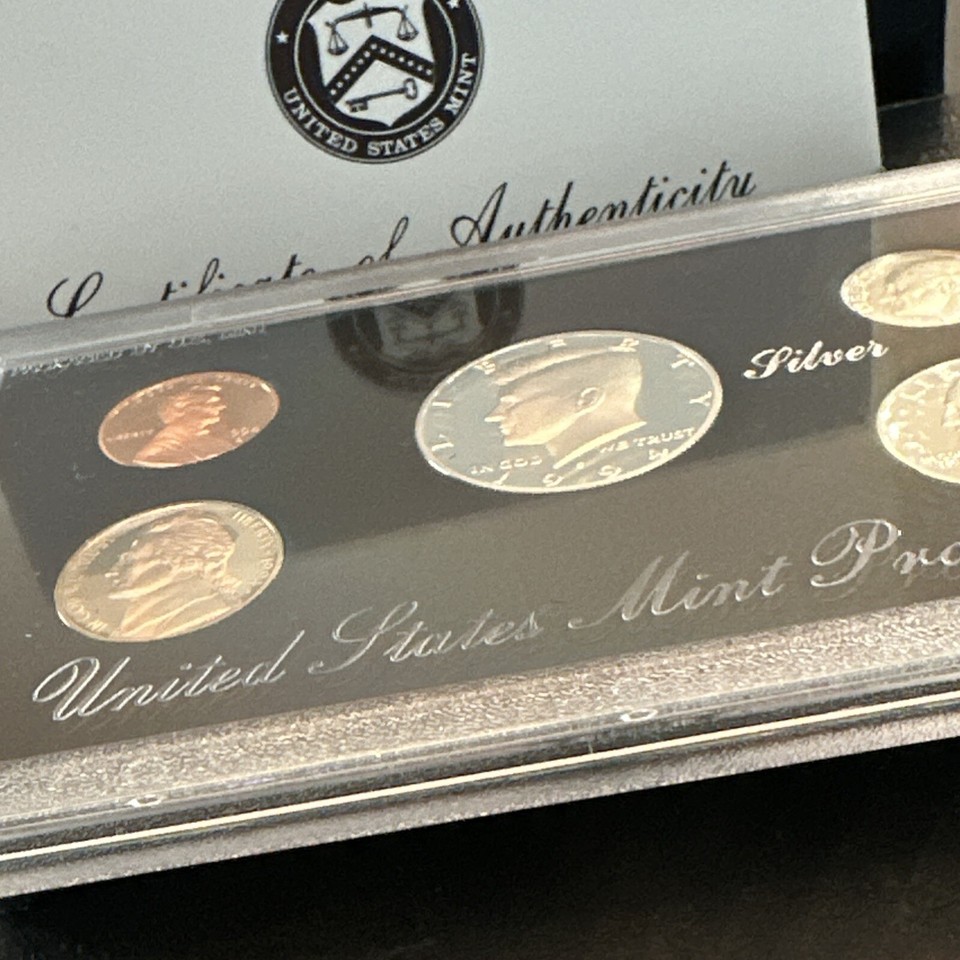 1994 US Mint Silver Proof Set COA Box | eBay