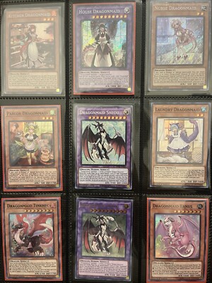 Yugioh 27x Card Dragonmaid Collection Kitchen, Nurse, Chamber, Parlor ...