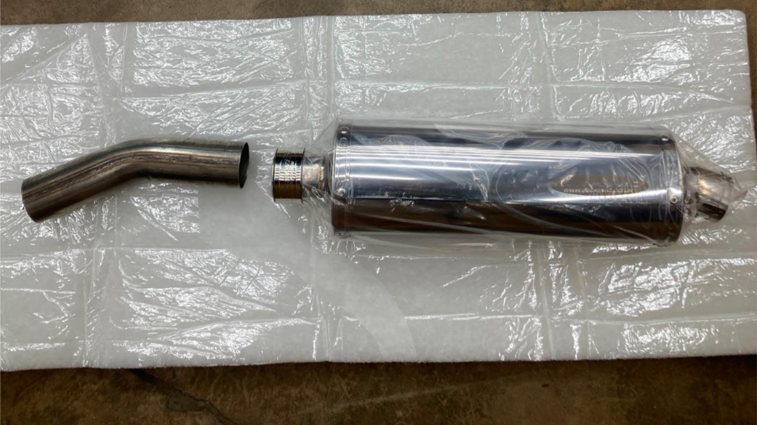 BMW Airhead R80GS R100GS Custom Exhaust | eBay