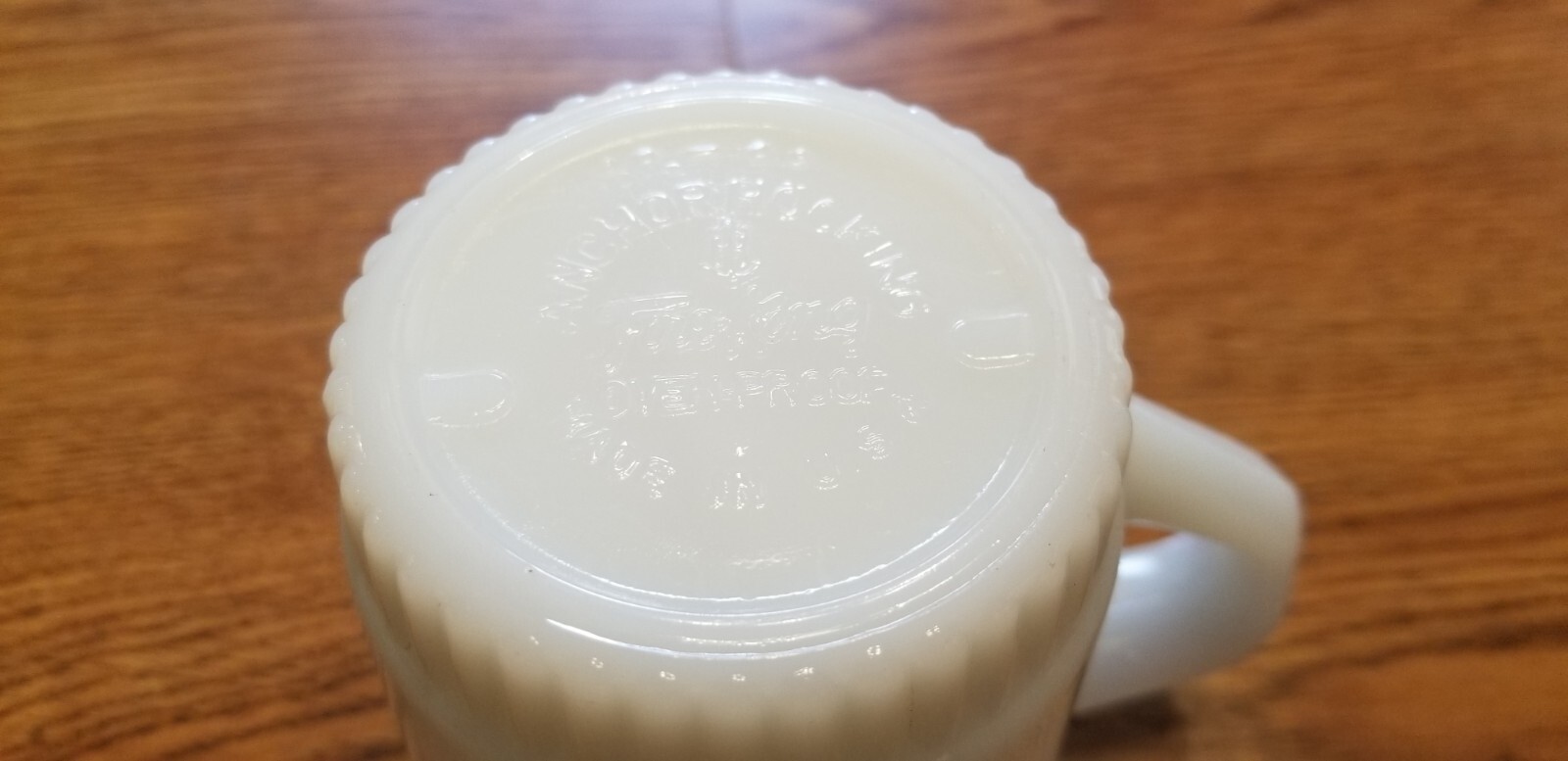 Vintage McCook National Bank McCook, NE Anchor Hocking Fire King Coffee ...