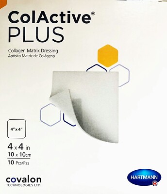 ColActive Plus Collagen Matrix Dressing 4"X4" (BOX of 10) | eBay