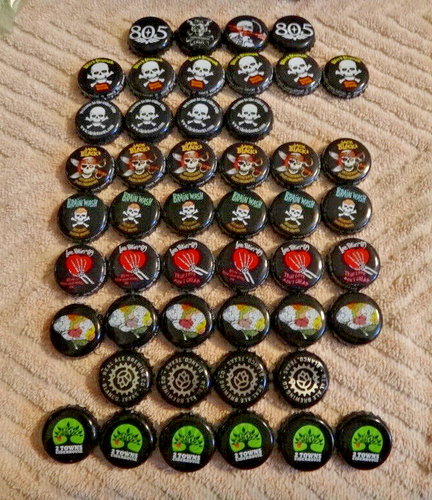 48 Soda/Beer Bottle Caps Black Lemonade Love Potion 805 Real Ale ...