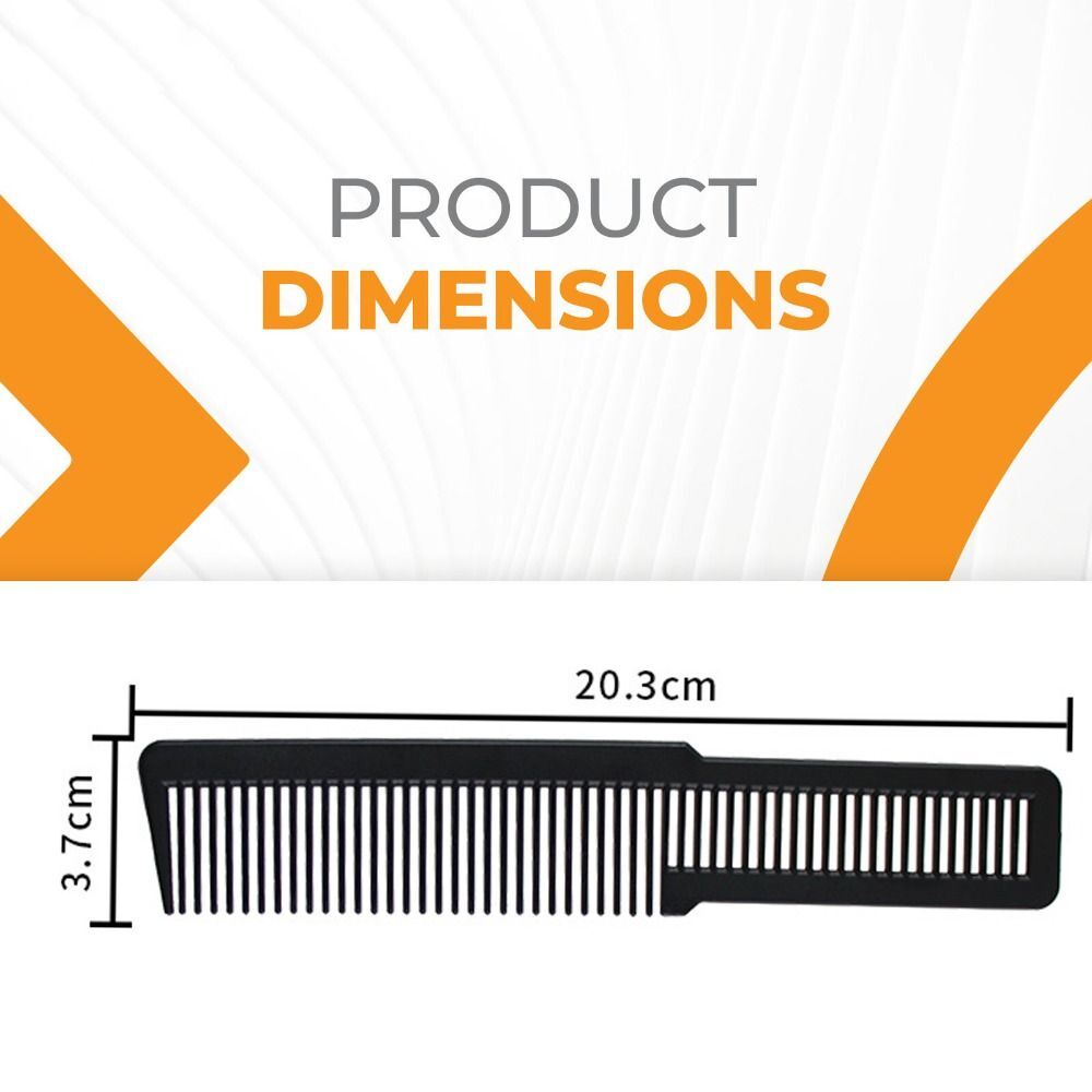 Professional Barber Fade Combs Carbon Fibre Curved Comb Men Women | eBay