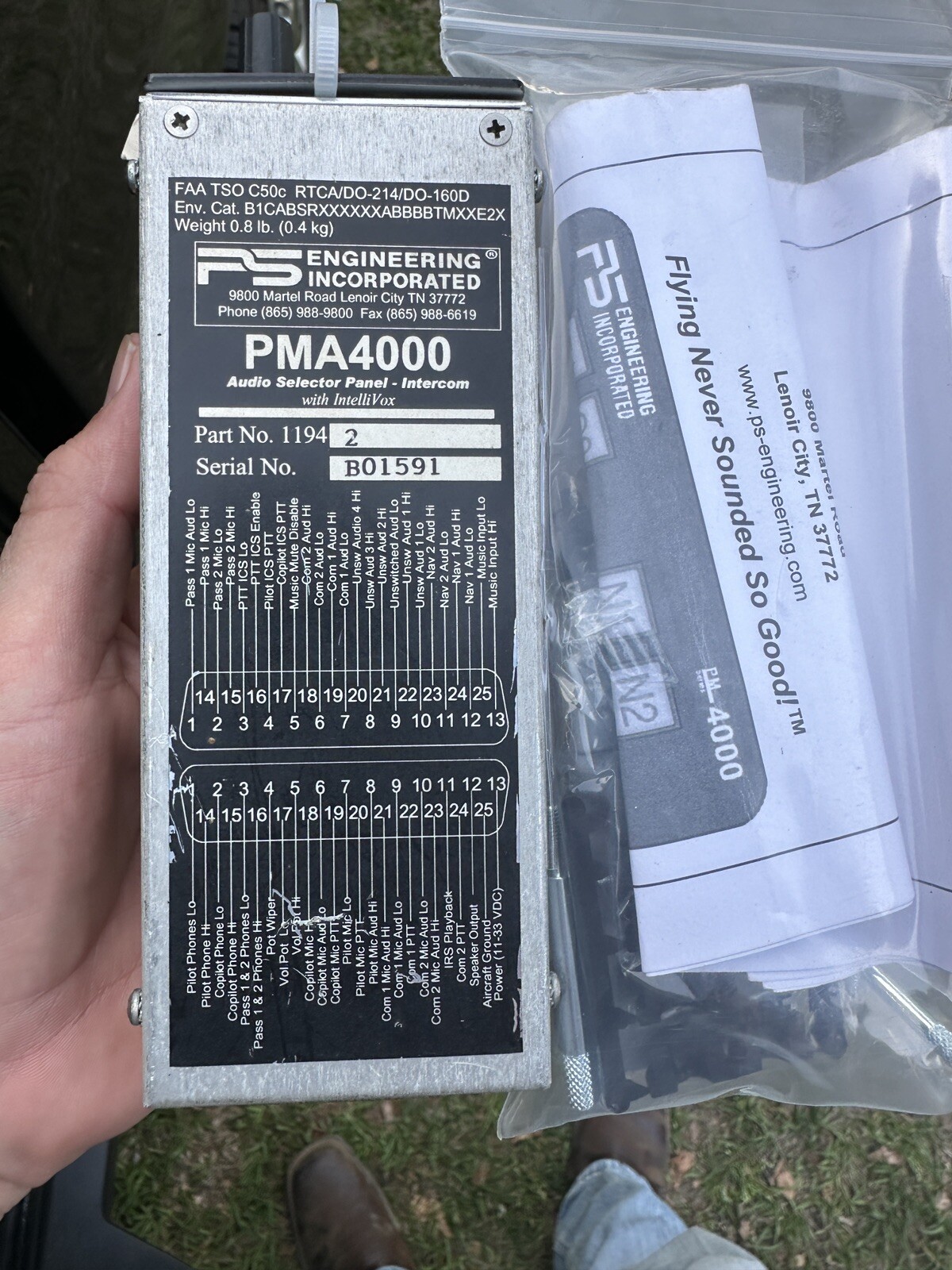 PS Engineering PMA4000 Intercom System Audio Selector Panel - for sale ...
