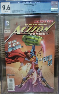 ACTION COMICS #9 (CGC 9.6) RAGS MORALES VARIANT 1ST CALVIN ELLIS | eBay