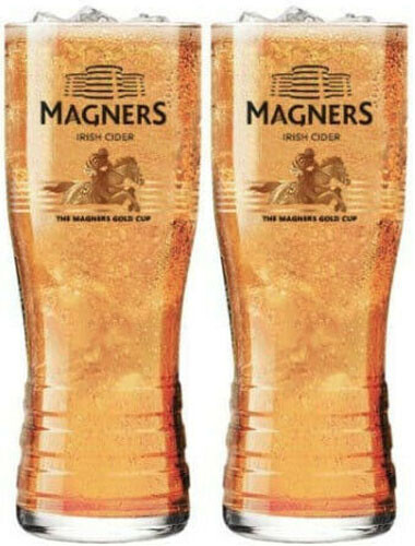 2 x Magners Cider Pint Glass, Cheltenham Gold Cup Limited Edition - NEW ...