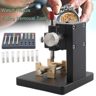 Watch Second Hand Remover Tool Watch Hand Setting &Fitting Press Holder ...