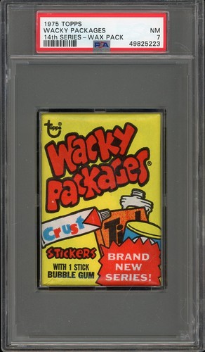 1975 Topps Wacky Packages Series 14 Wax Pack PSA 7 *d2 | eBay