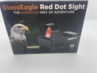 CREATIVE XP GlassEagle Red Dot Sight 3 MOA Tactical Reflex Sight for ...