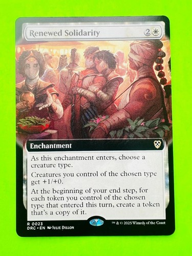MTG Aetherdrift - Renewed Solidarity - Extended Art - Rare | eBay