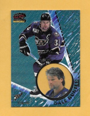 97-98 Pacific Invincible ICE BLUE Card # 146 DALE HUNTER ** SUPER RARE ...