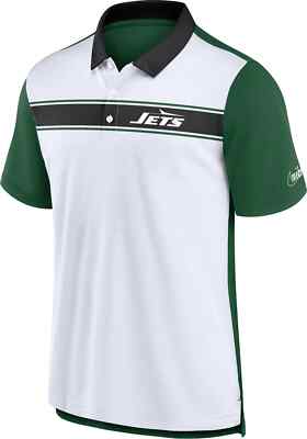 New York Jets Shirt Polo Nike Dri Fit Retro Throwback NFL Men's M ...