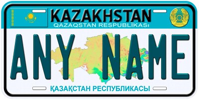Kazakhstan Any Name Personalized Novelty Car License Plate | eBay