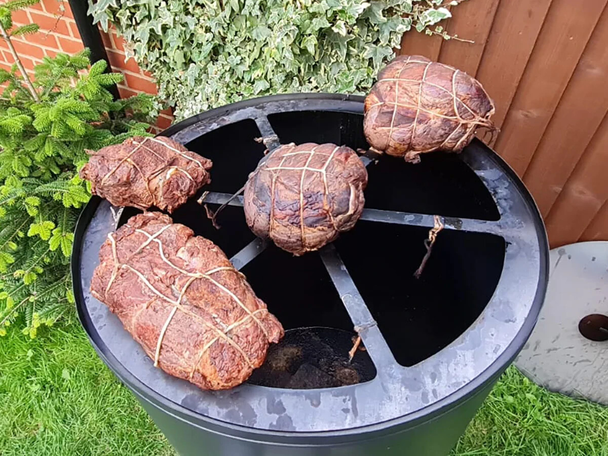 Volcann BBQ Meat Fish Smoker Store Meat Barbecue Grill Curing ...