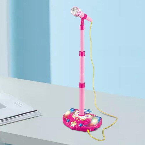 Musical Toy Microphone with Stand Music Singing Toys Adjustable Height ...