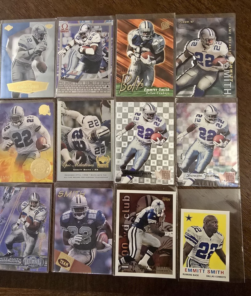Emmitt Smith Rookie Card Lot 🏈 78 Cards! NFL HOF | eBay