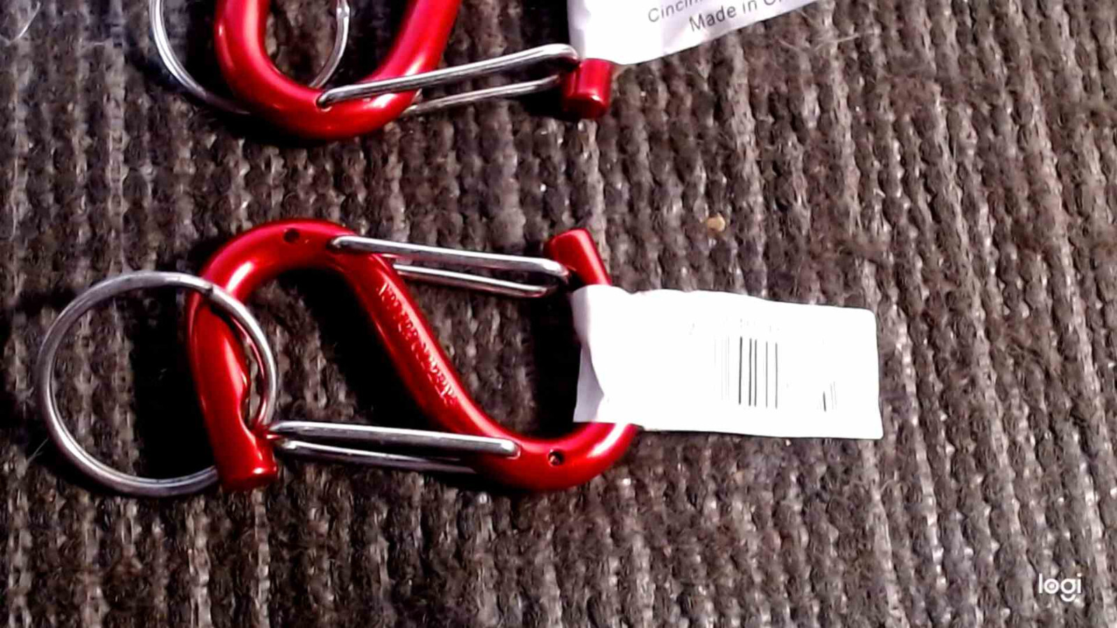 Double Sided Carabiner Ring Key Chain 2 1/4 Inch Hillman group inc ...