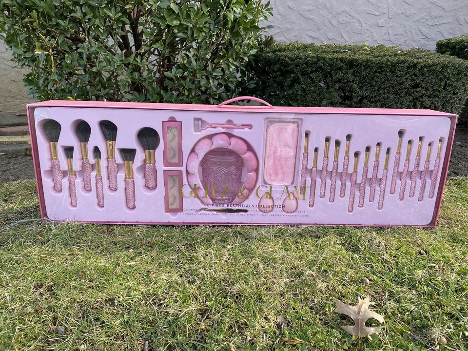Glitz & Glam Bling Rhinestone Makeup Brushes 30 Piece Set TikTok Viral ...