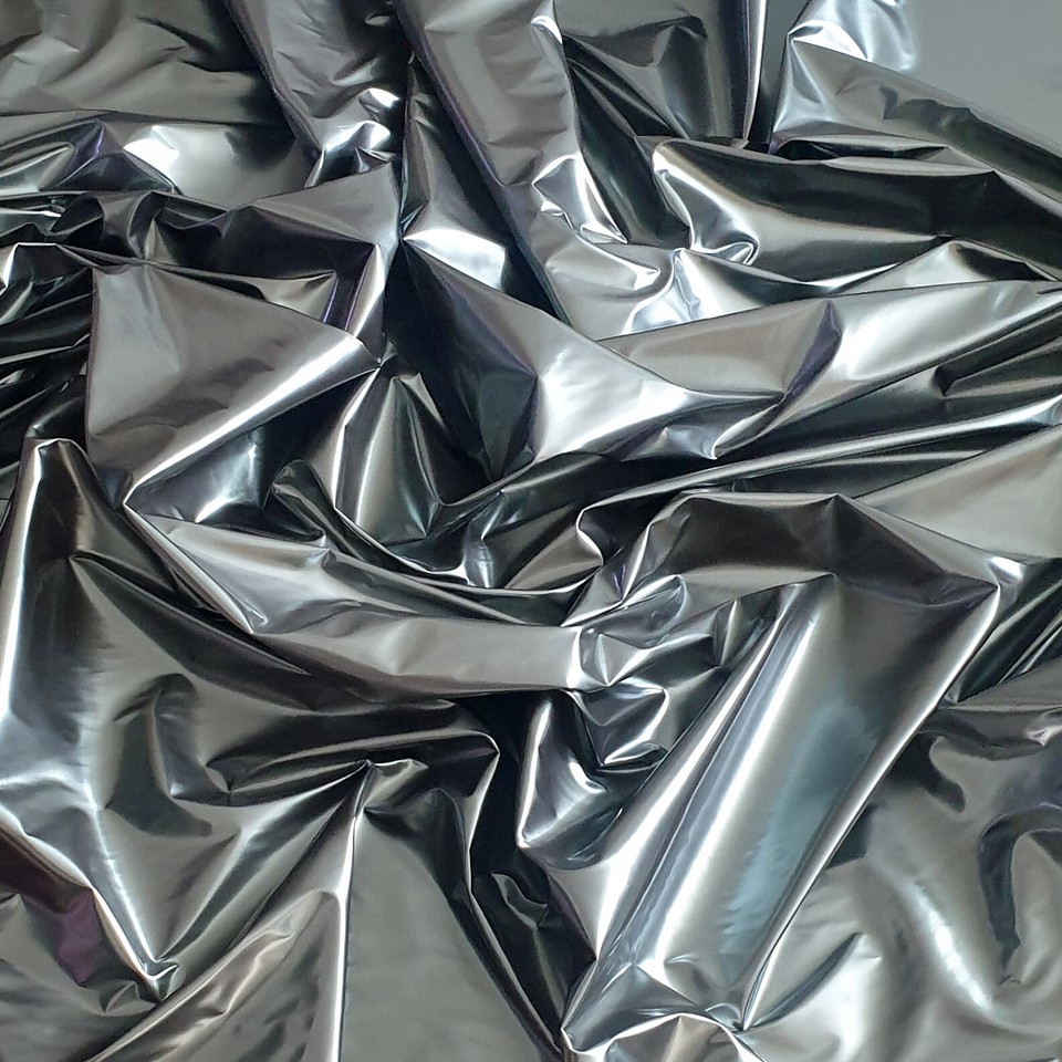 SHINY METALLIC PVC VINYL for DANCE GOTH DRESS CATSUIT CORSET BALLOONS ...