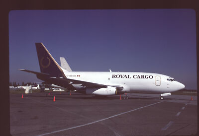 Orig 35mm airline slide Royal Aviation 737-200F C-GCDG | eBay