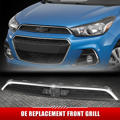 For 16-18 Chevy Spark LT OE Style Front Bumper Upper Grille w/ Chrome ...