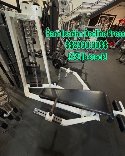 icarian selectorized decline bench | eBay