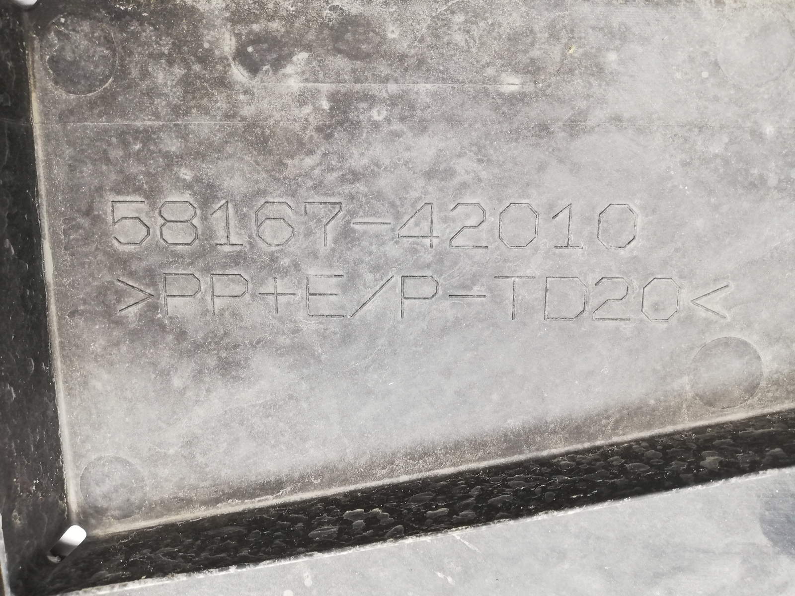 5816742010 Genuine Toyota Cover FR Floor CTR 58167-42010 for sale ...