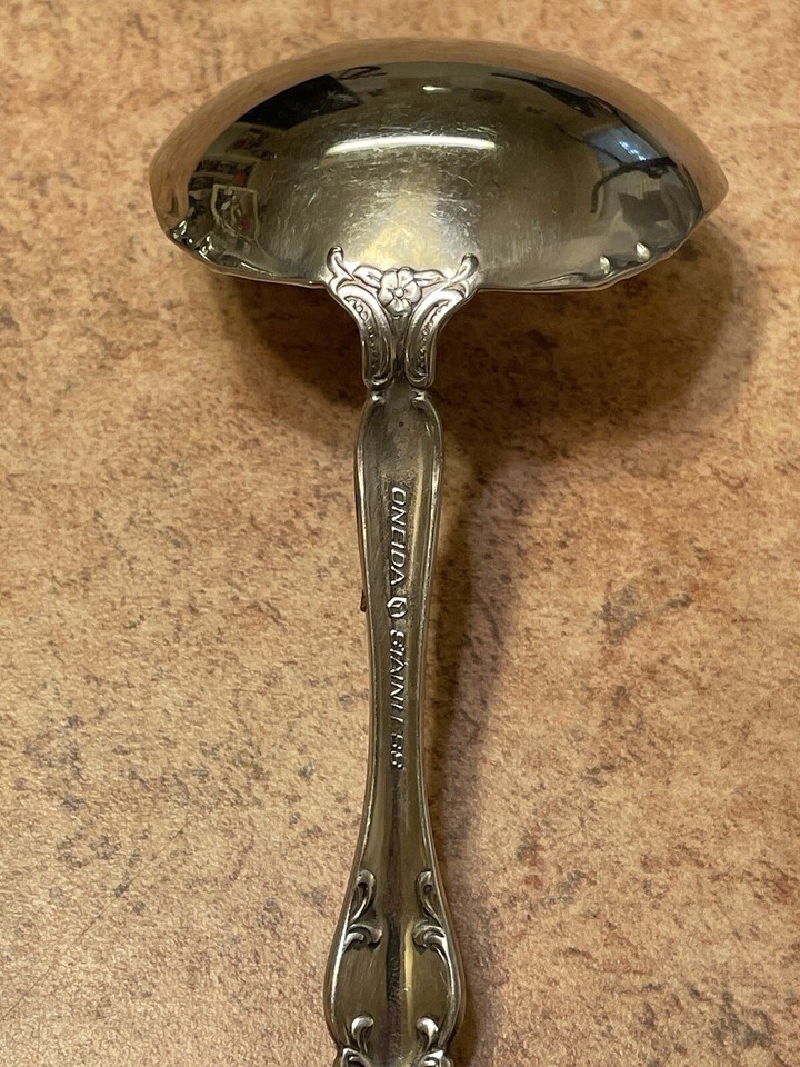 Vintage Oneida Michelangelo Heirloom Cube Ladle Knife Spoon Bundle Set ...