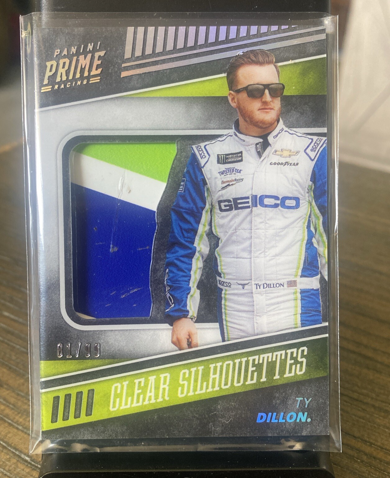 2018 Prime Racing Clear Silhouettes TY DILLON 81/99 Geico Nascar ...