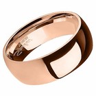 Rose Gold Titanium Copper Color Minimalist Ring Wedding Band ...