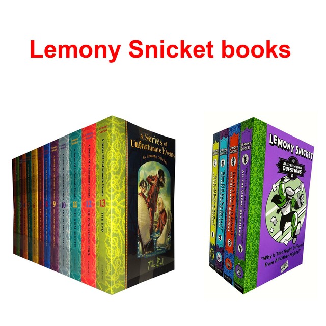 Lemony Snicket a Series of Unfortunate Events Books 1 Thru 13 Paperback ...