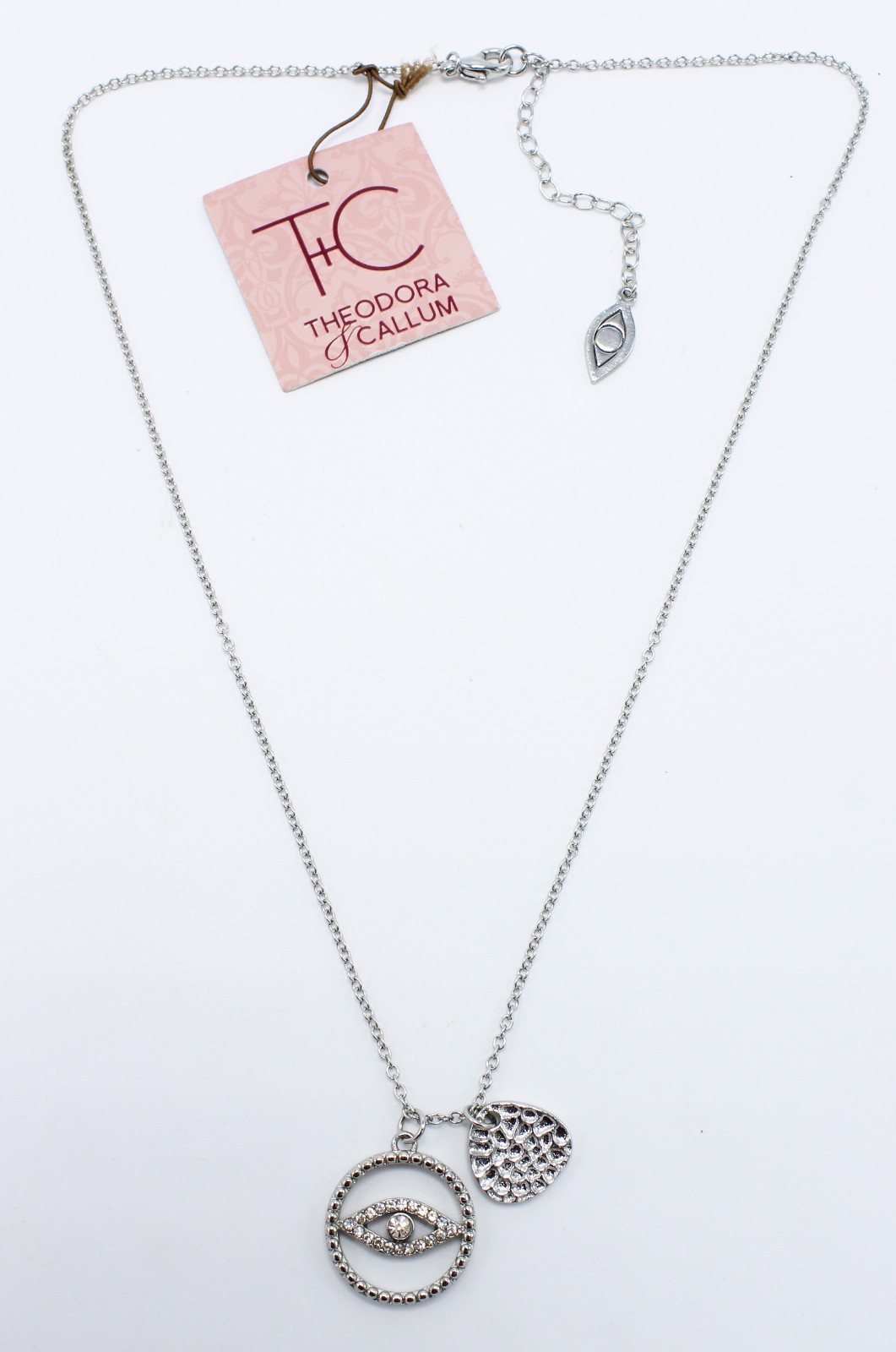 New Hamsa Evil Eye Good Luck CZ Designer Pendant Necklace by Theodora ...