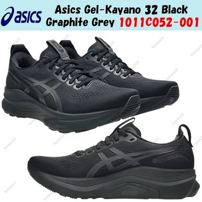 Asics Gel-Kayano 32 Black Graphite Grey 1011C052-001 Men's Size | eBay