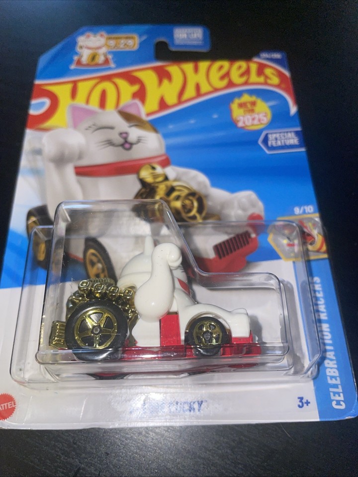 2025 Hot Wheels Feline Lucky Cat Maneki-Neko Celebration Racers N Case NEW | eBay