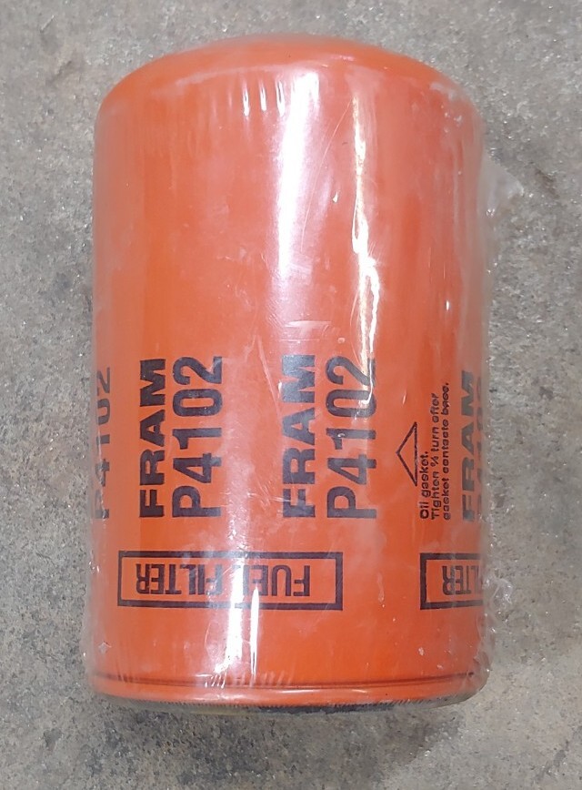 Fram P4102 - Fuel filter cross reference