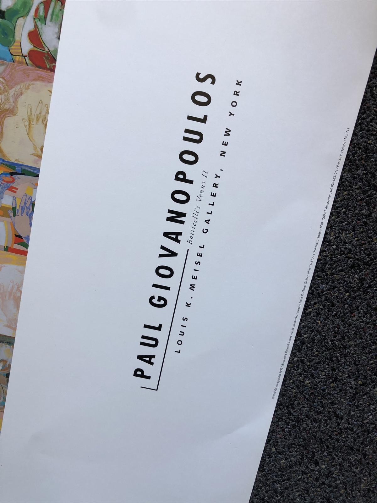 Paul Giovanopoulos Art “Botticelli’s Venus II” Poster 36”x24.5” | eBay