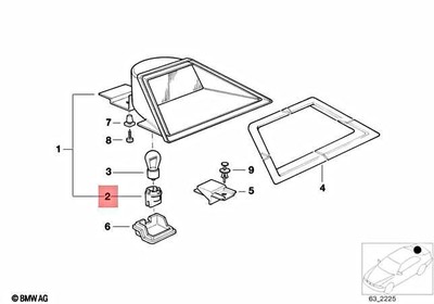 Genuine BMW E30 E32 E34 E38 E61N E71 Socket For Turn Signal OEM ...