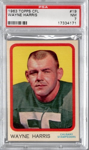 1963 Topps CFL - Wayne Harris #19 (RC) for sale online | eBay