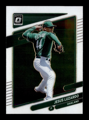 2021 Donruss Optic Baseball #186 Jesus Luzardo Oakland A's Baseball ...