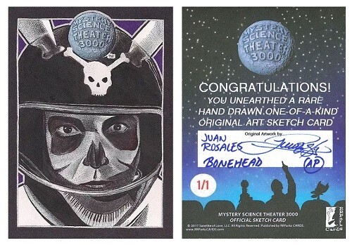 1/1 Sketch Card AP Bonehead RR Parks MST3K Mystery Science Theater J ...