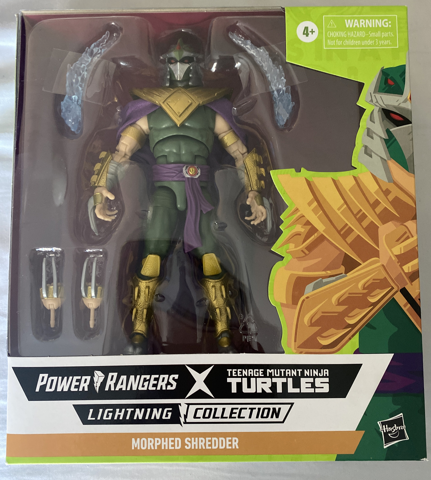 Hasbro Power Rangers TMNT Lightning Collection Morphed Shredder Green ...