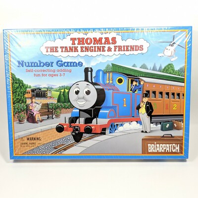 1998 Thomas & Friends Numbers Kids Game Briarpatch Train New Factory ...